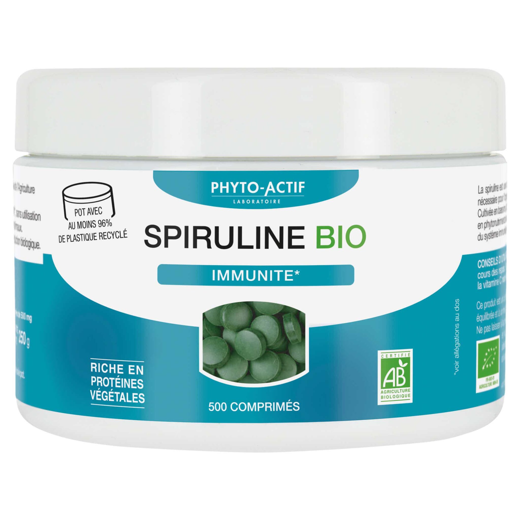 PHYTO ACTIF CHLORELLE 300 COMPRIMES - Parapharmacie en ligne à Abidjan